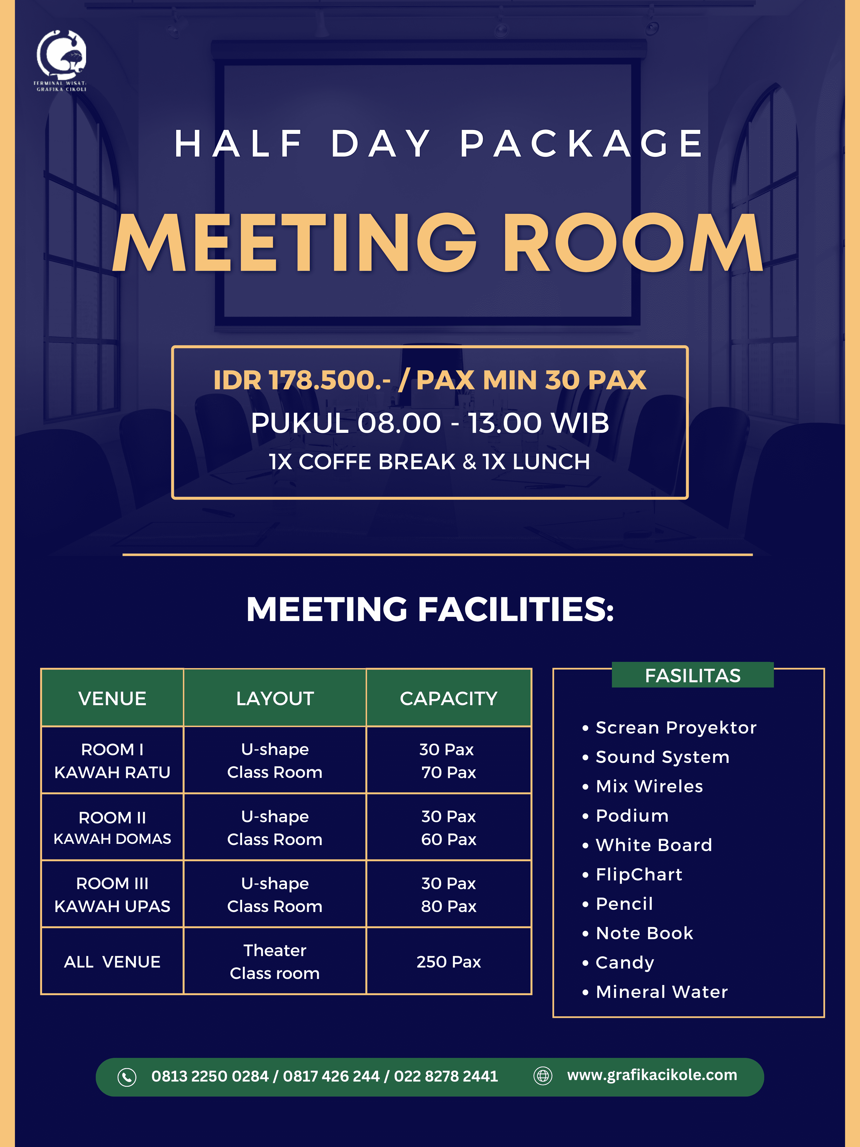 Meeting Room - Terminal Wisata Grafika Cikole